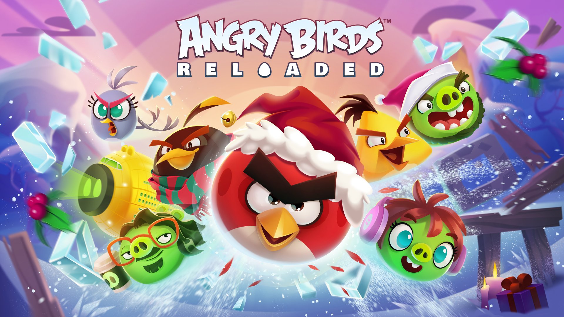愤怒的小鸟：重启 Angry Birds Reloaded for Mac v3.11 中文原生版-ALLMAC
