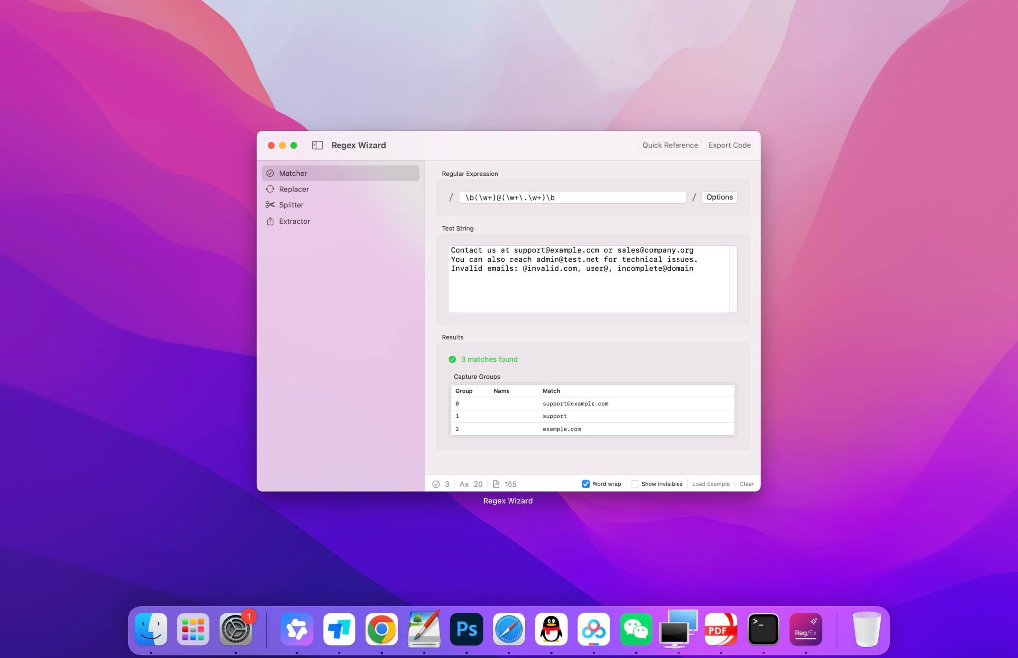 RegEx Wizard for Mac v2.1.3-ALLMAC